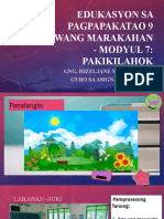 ESP 7 - Modyul 2 - 2nd Lesson | PDF