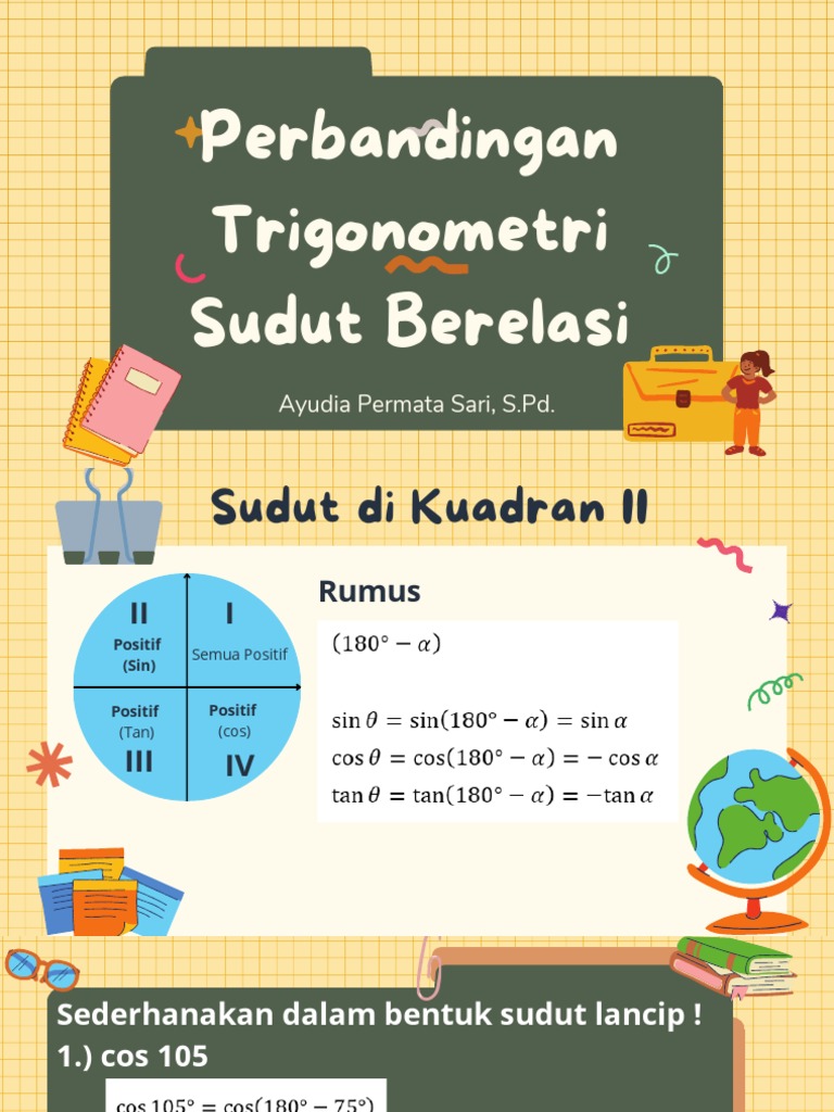 Perbandingan Trigonometri Sudut Berelasi Pdf 