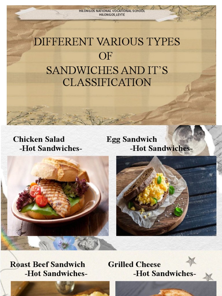 Classification and Types of Popular Sandwiches: A Guide to Hot and Cold ...