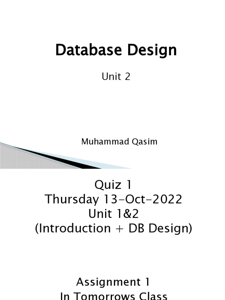 02 DB Design | PDF | Databases | Data Model