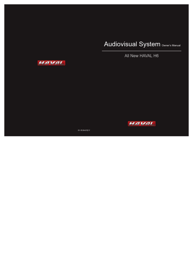 Audiovisual System: All New Haval H6 | PDF | Bluetooth | Smartphone
