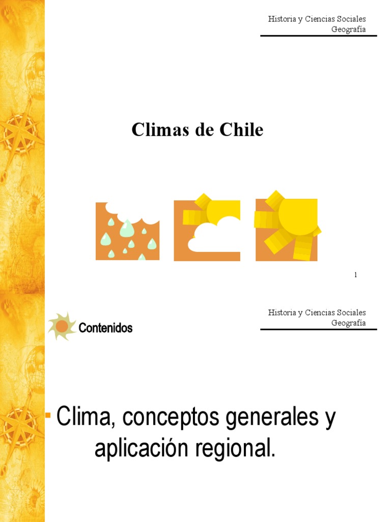 FD Geo U2 - Climas-Chile | PDF | Clima | Humedad