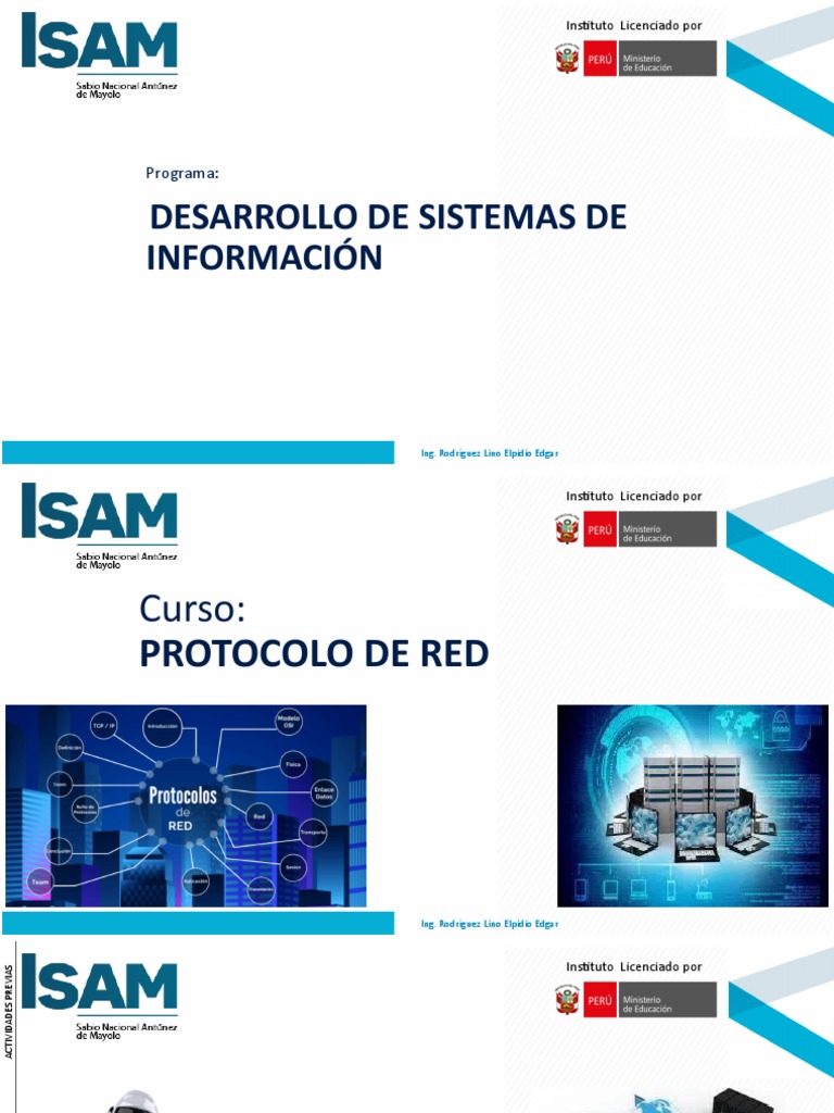 Protocolo de Red: Fundamentos y Aplicaciones | PDF | Red de ...