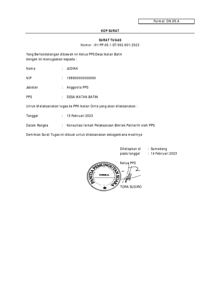 CONTOH SPJ BANTUAN TRANSPORT | PDF