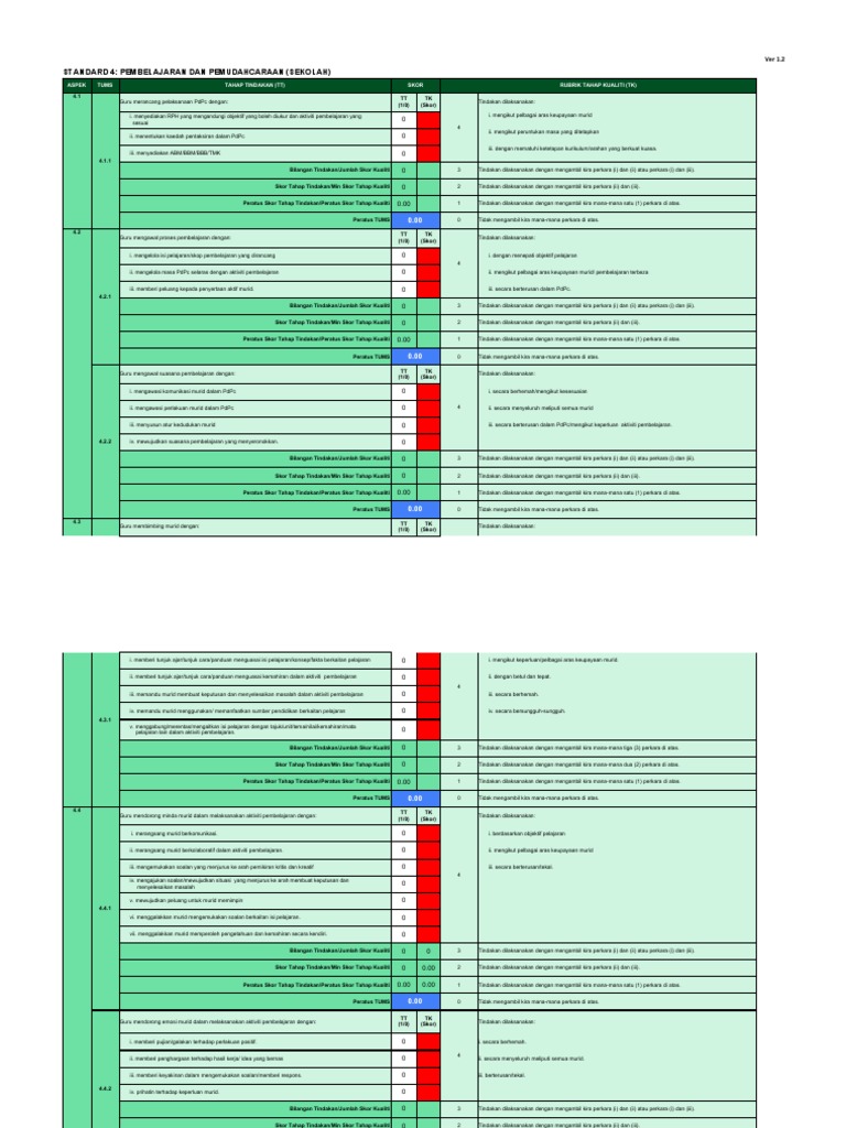 Borang Std4 Skpmg2 2023 2024 | PDF