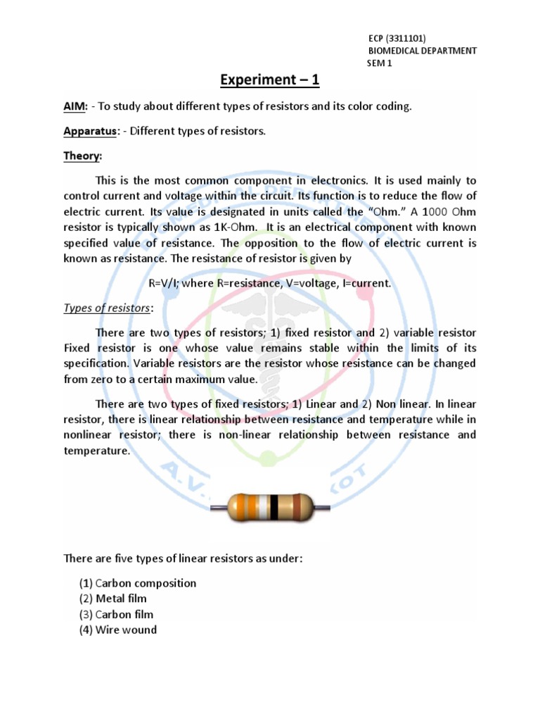 Bio Ecp Lab Manual | PDF | Capacitor | Relay