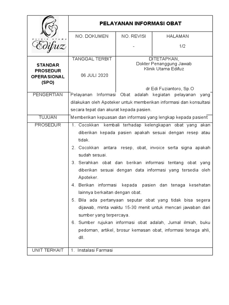 Pelayanan Informasi Obat | PDF | Pengembangan Diri | Kesehatan Holistik