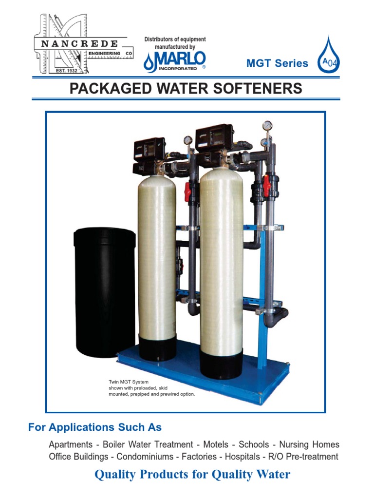 MGT Series Commercial and Industrial Water Softener Brochure | PDF ...