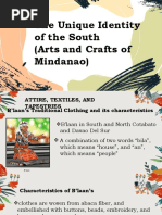 Traditional Panay Bukidnon Embroidery Patterns | PDF