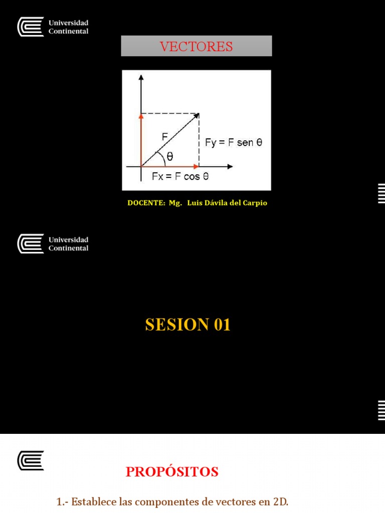 Vectores En 2d Y 3d Pdf Vector Euclidiano Mecánica