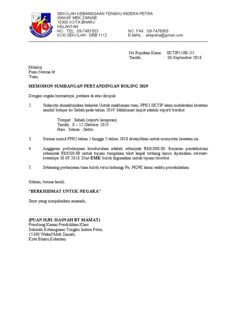 Surat Makluman | PDF