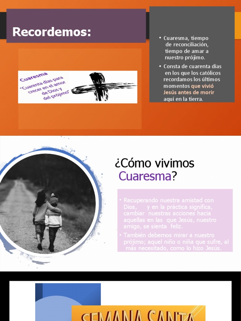 Semana Santa: Reflexiones y Actividades | PDF | Pascua de Resurrección ...