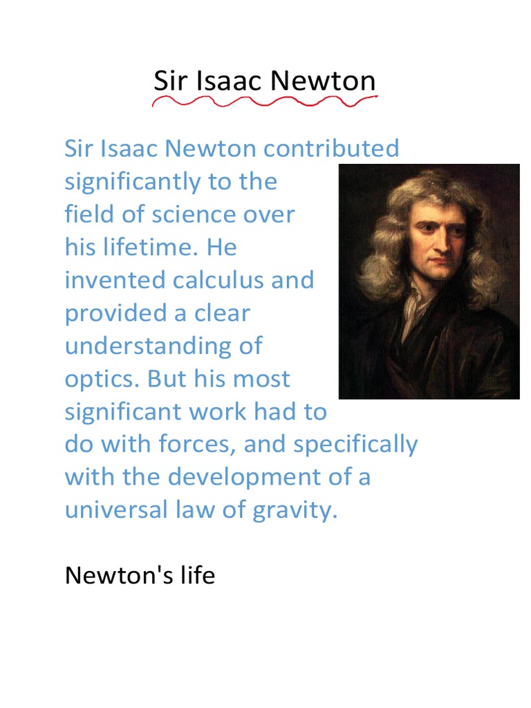Physics Newton | PDF | Isaac Newton | Gravity