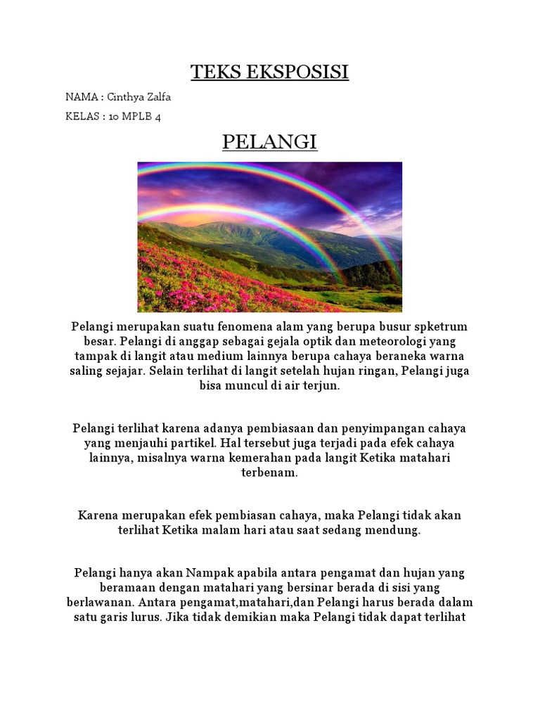 Teks Eksposisi Cinthya Pdf