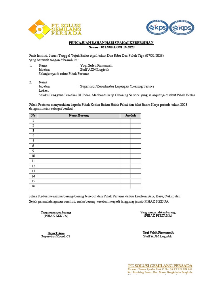 Form SGP | PDF