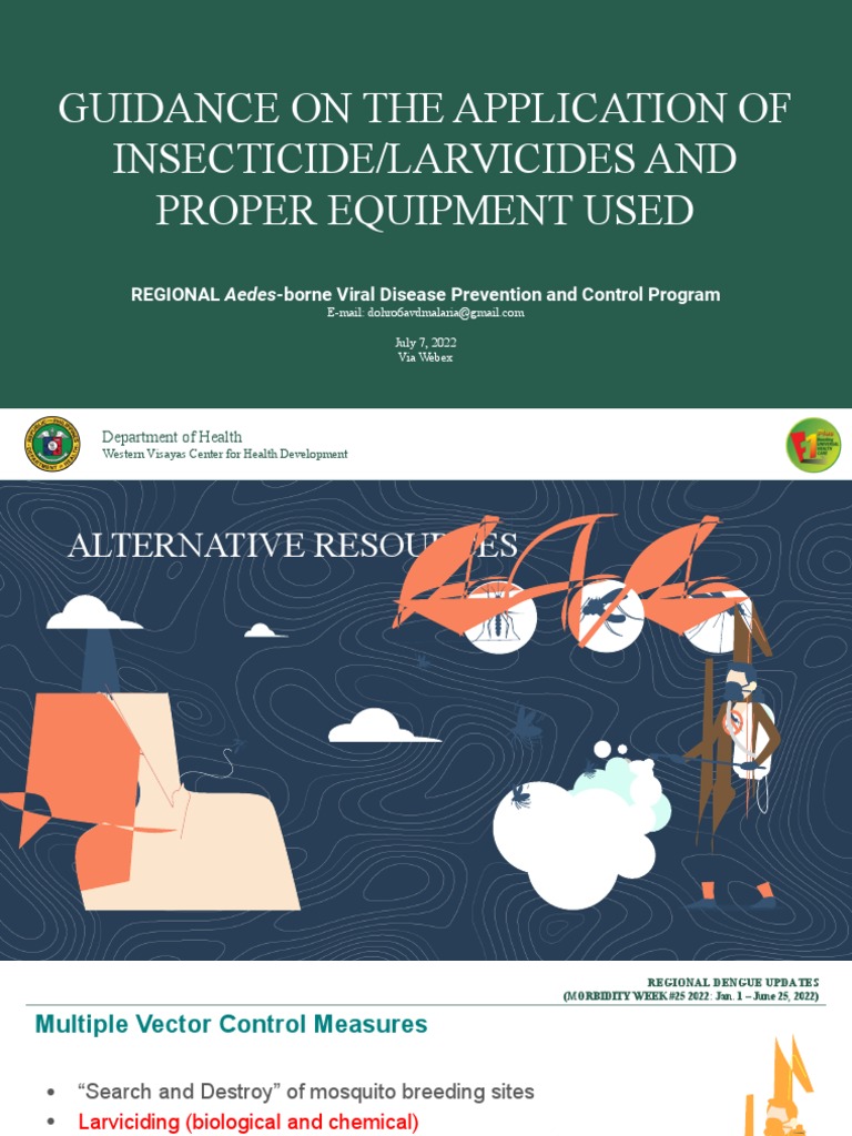 Guidance On The Application of Insecticide | PDF | Public Health ...