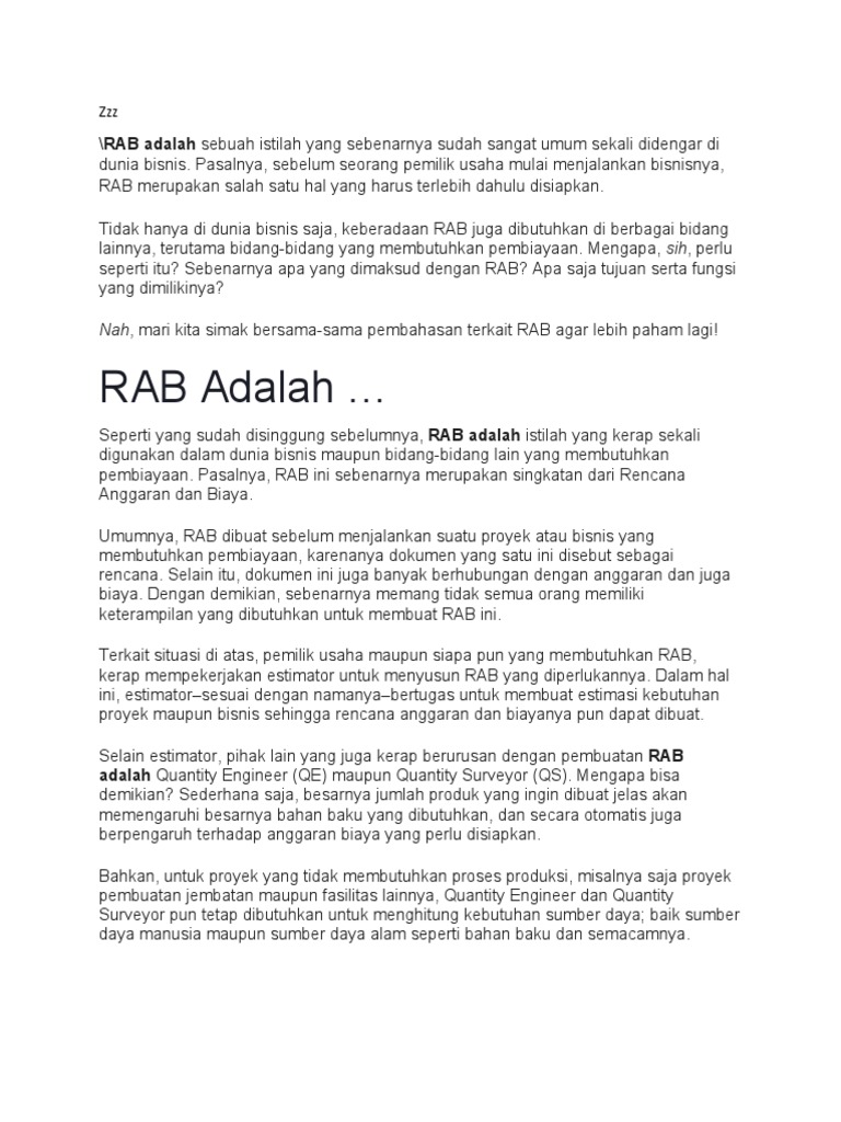 Rab 1,1 | PDF