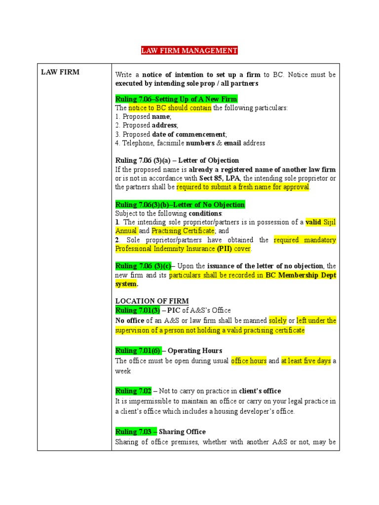 PE - Law Firm & Partnership | PDF | Partnership | Limited Liability ...