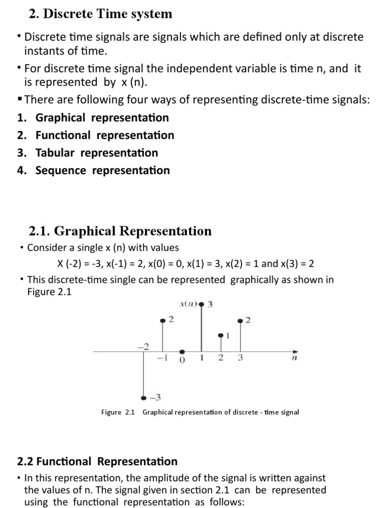 DSPchapter 2 | PDF | Discrete Time And Continuous Time | Sequence