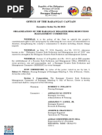 EO No. 005 2018 REORGANIZATION BDRRMC COMPOSITION | PDF | Emergency ...