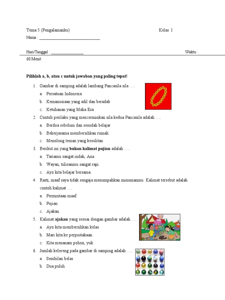 Latihan Soal Anak SD | PDF