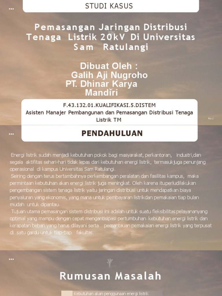 Studi Kasus Galih Aji Nugroho - JTM | PDF