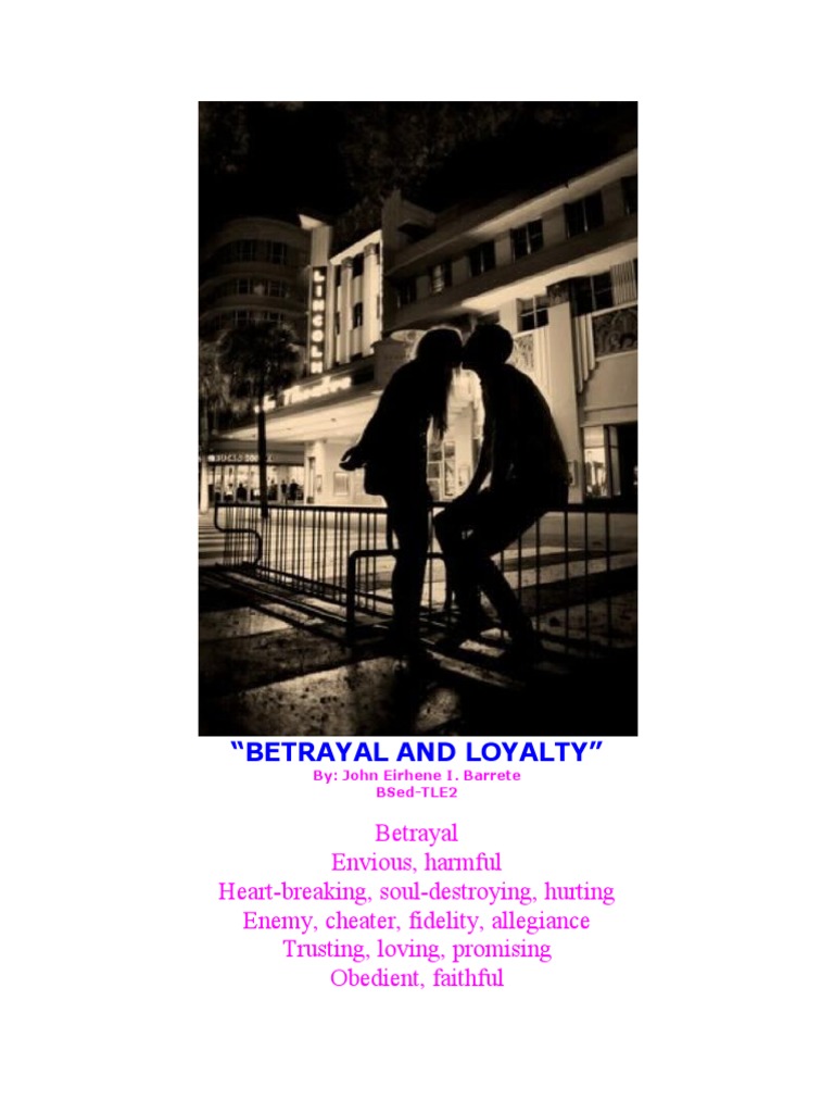 Betrayal and Loyalty | PDF