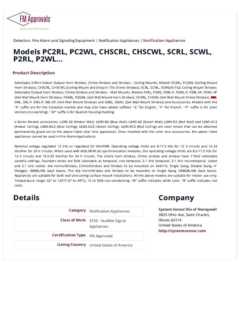 SRL FM Approved | PDF | Electrical Engineering | Electrical Components