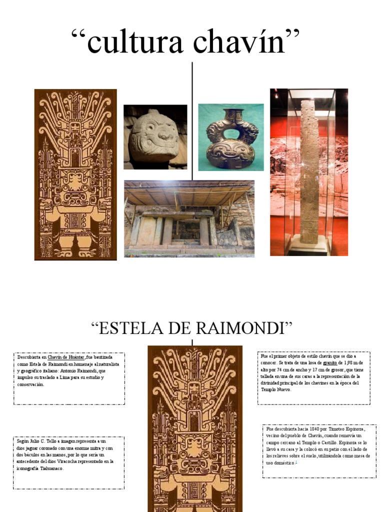 Estela de Raimondi y Dioses Chavín | PDF | Andes | Era precolombina