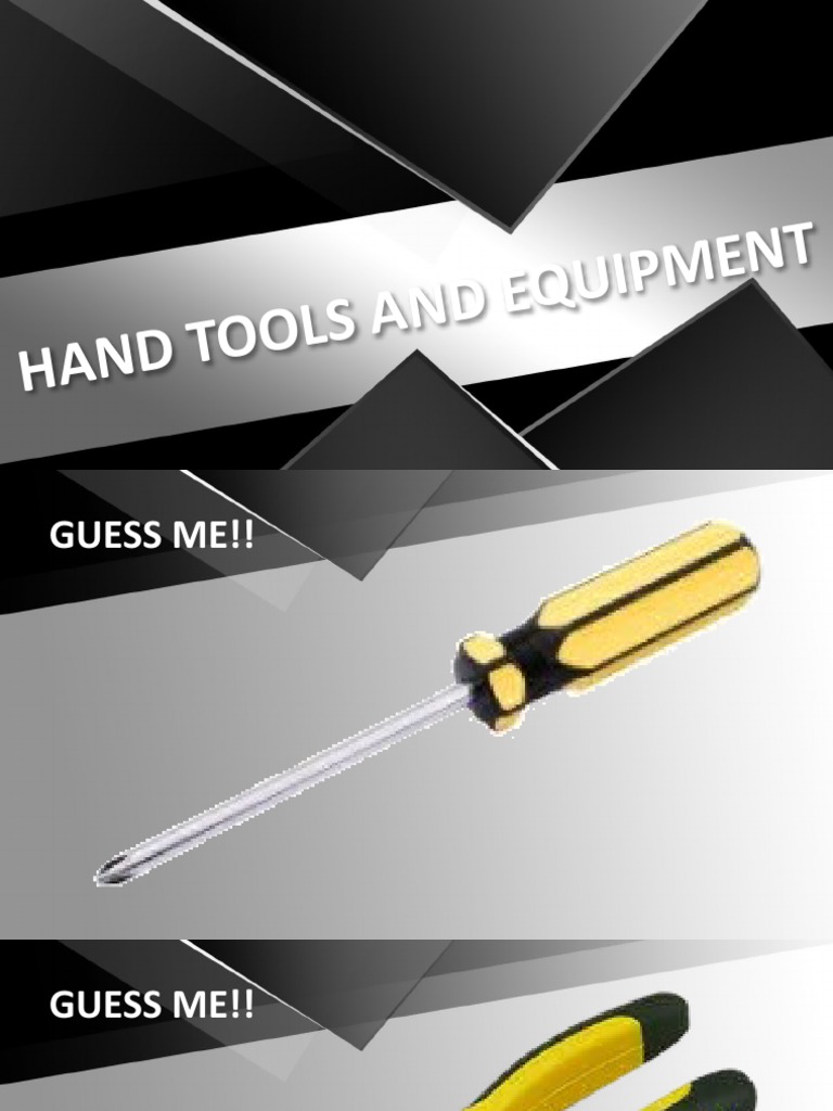 Hand Too Ls and Eq Uipment | PDF | Electrostatic Discharge | Tools