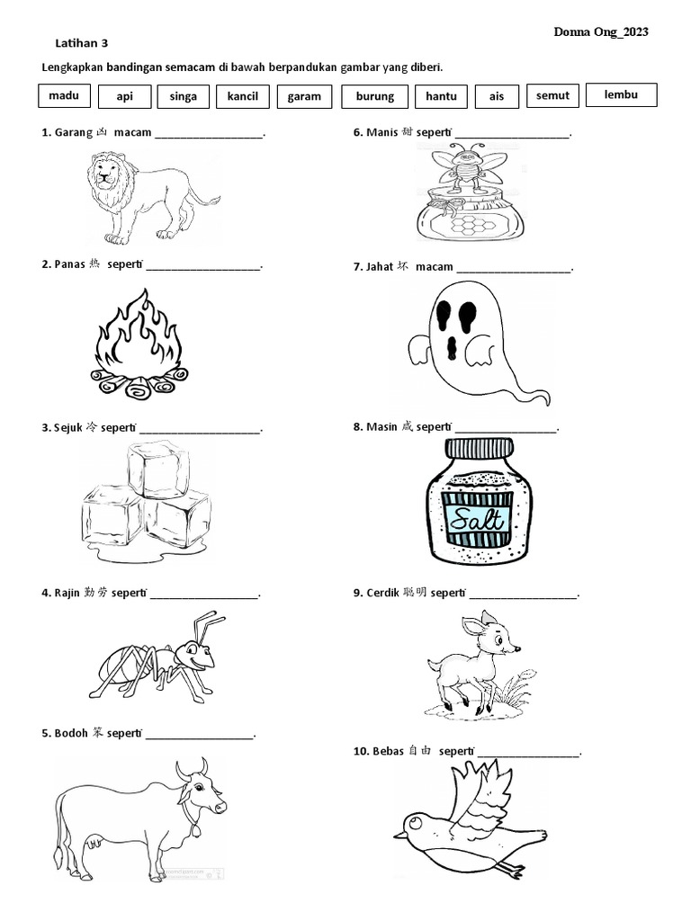 Latihan Bandingan Semacam 3 | PDF