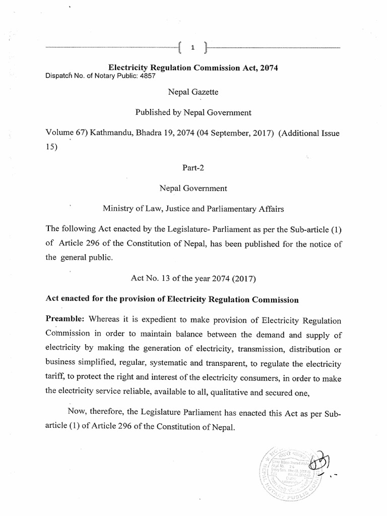 Erc Act 2017 English | PDF