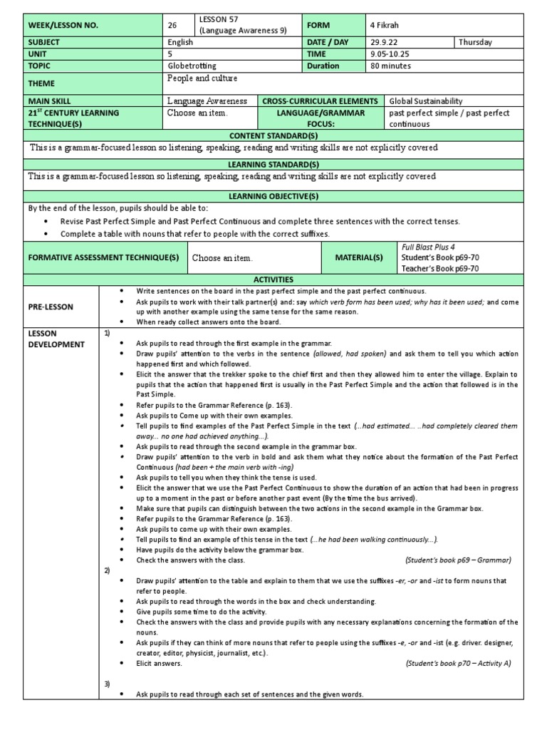 Full Blast Plus 4: Student's Book p69-70 Teacher's Book p69-70 | PDF ...