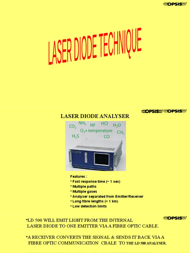 Opsis LD500 | PDF | Fiber Optic Communication | Laser