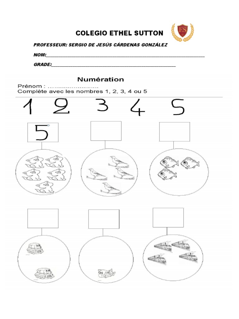 Examen Kinder 2 Pdf