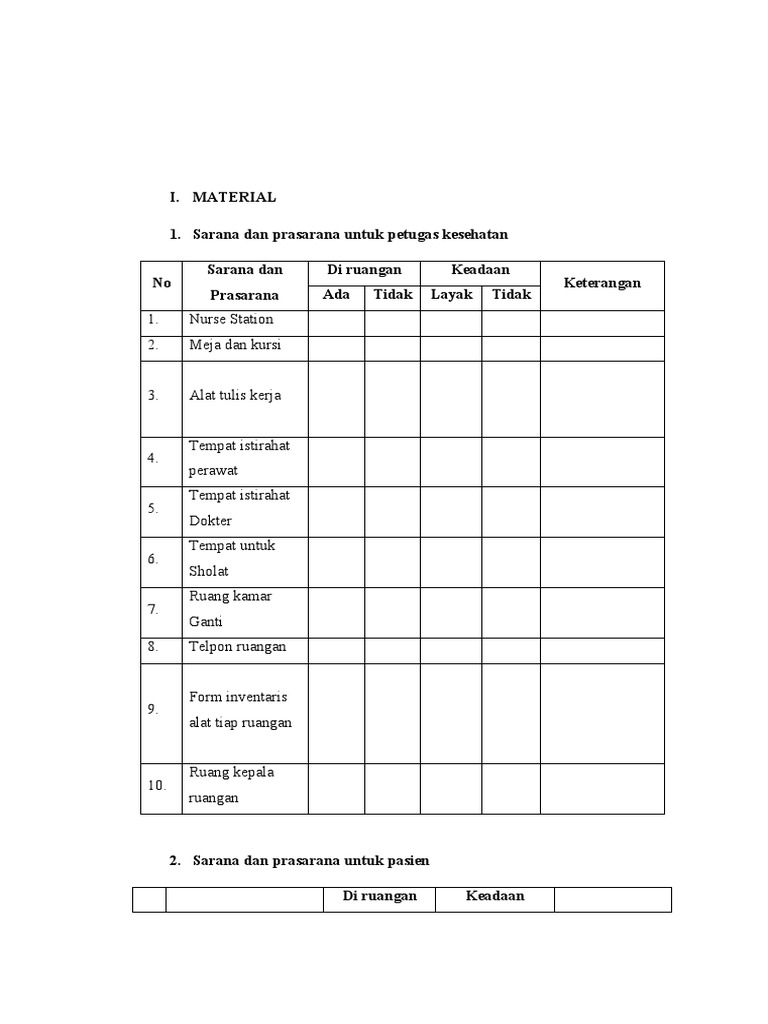 Instrumen Material. | PDF