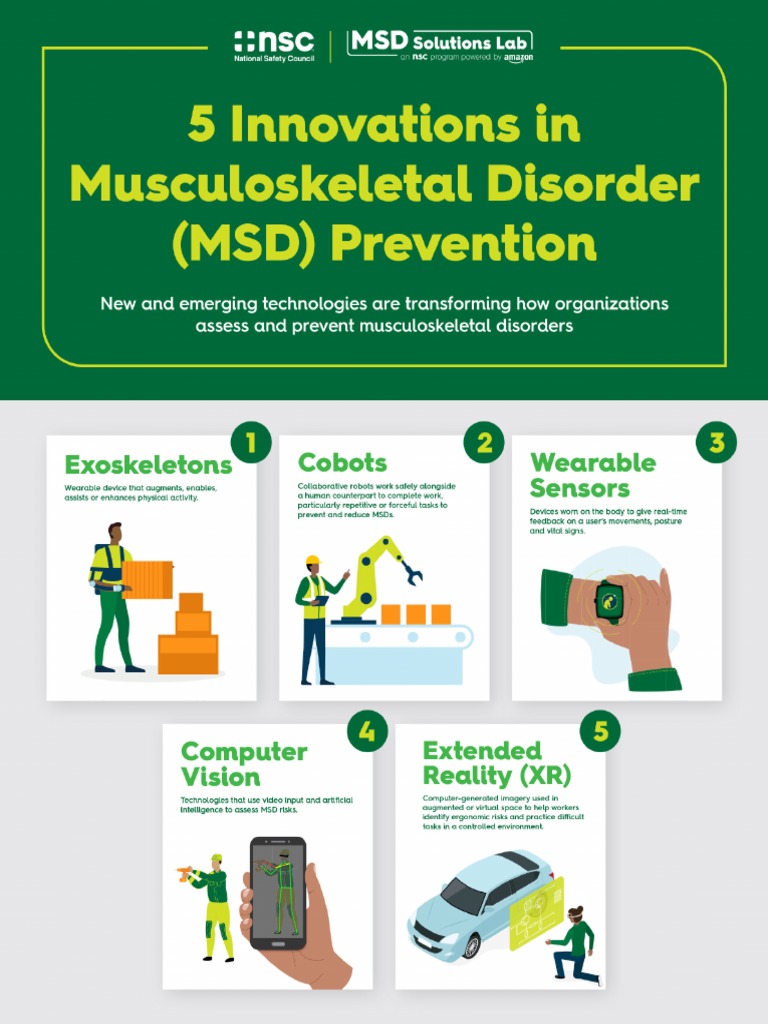 MSD Prevention | PDF | Virtual Reality | Wearable Technology