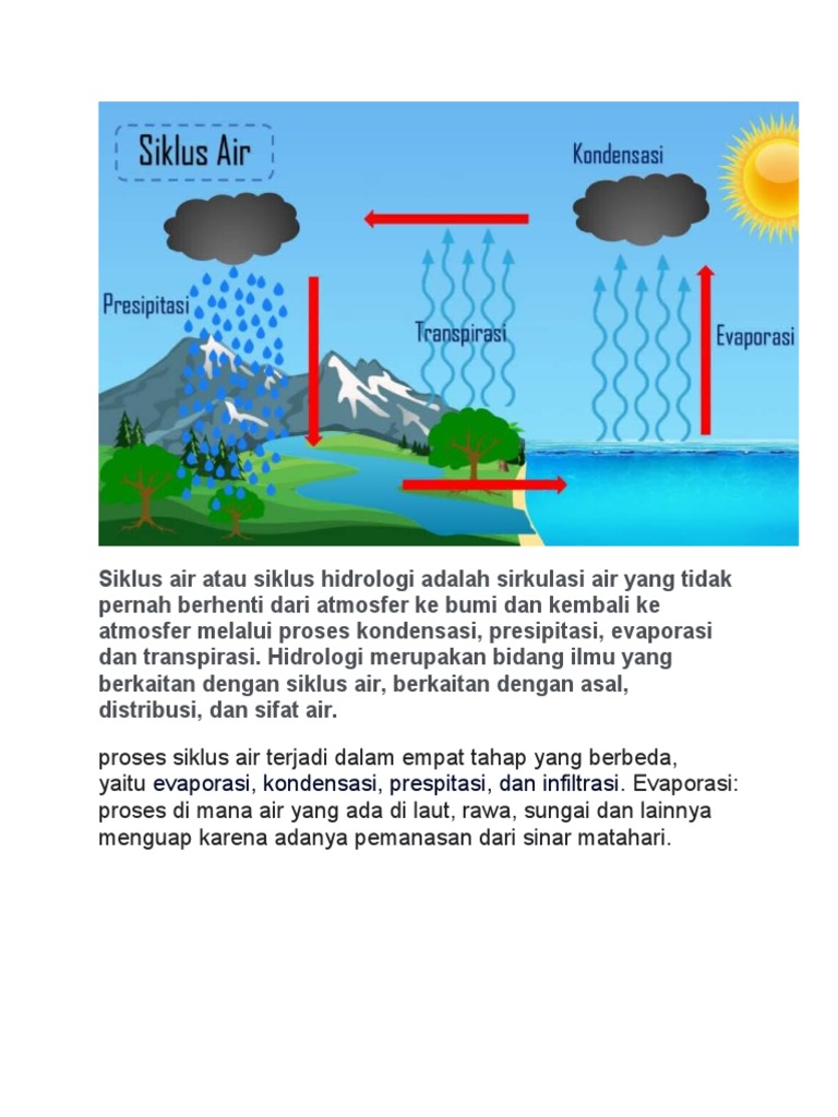 Siklus Air | PDF | Ilmu Sosial | Sains & Matematika