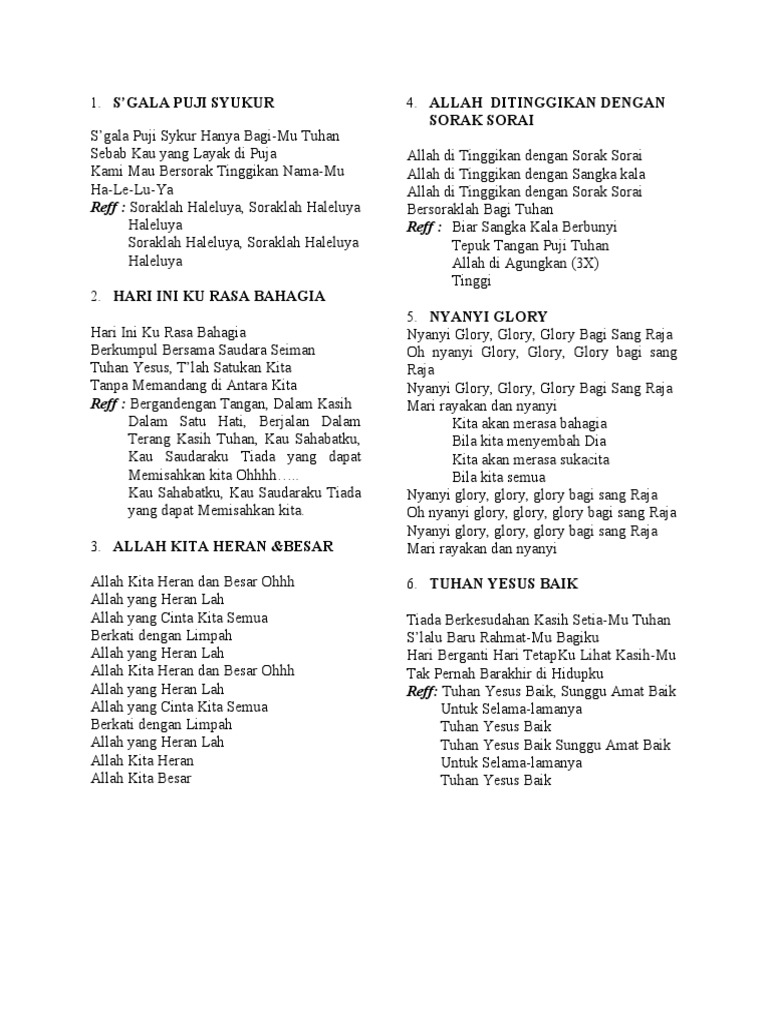 PUJI-PUJIAN PASKAH FIX | PDF