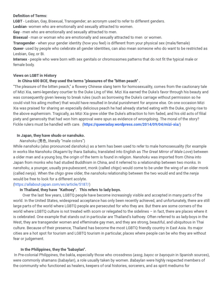 Gender Equality ASsignment | PDF | Discrimination | Homosexuality