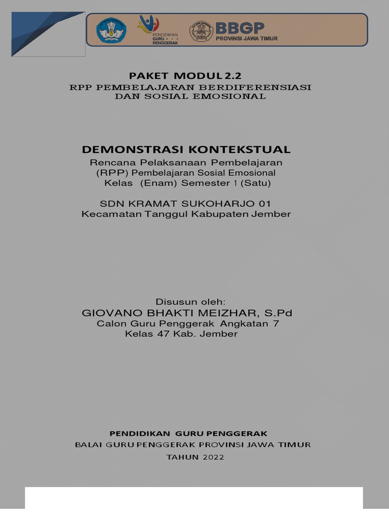 RPP Diferensiasi Dan Kse Pai | PDF