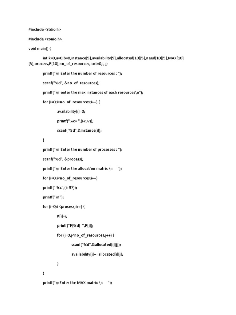 Resource Allocation in C Programming | PDF | Computers