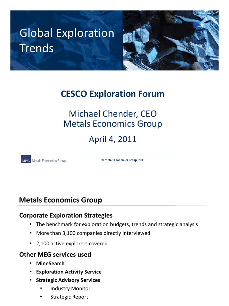 Global Exploration Global Exploration Trends | PDF | Mergers And ...
