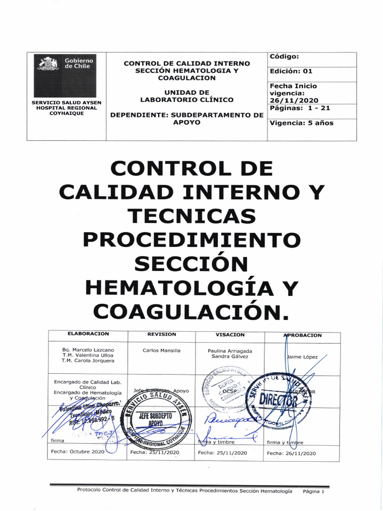 Control-calidad-interno-y-tecnicas-procedimientos-Hematologia-XN SYSMEX ...