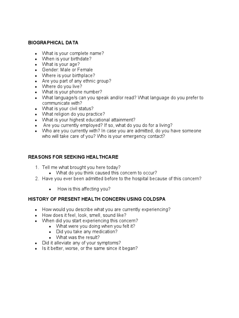 Biographical Data 1 | PDF | Pain | Allergy