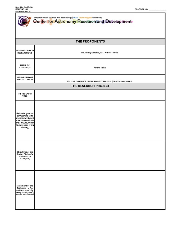 Ast11 Research Capsule Proposal | PDF | Risk | Scientific Method