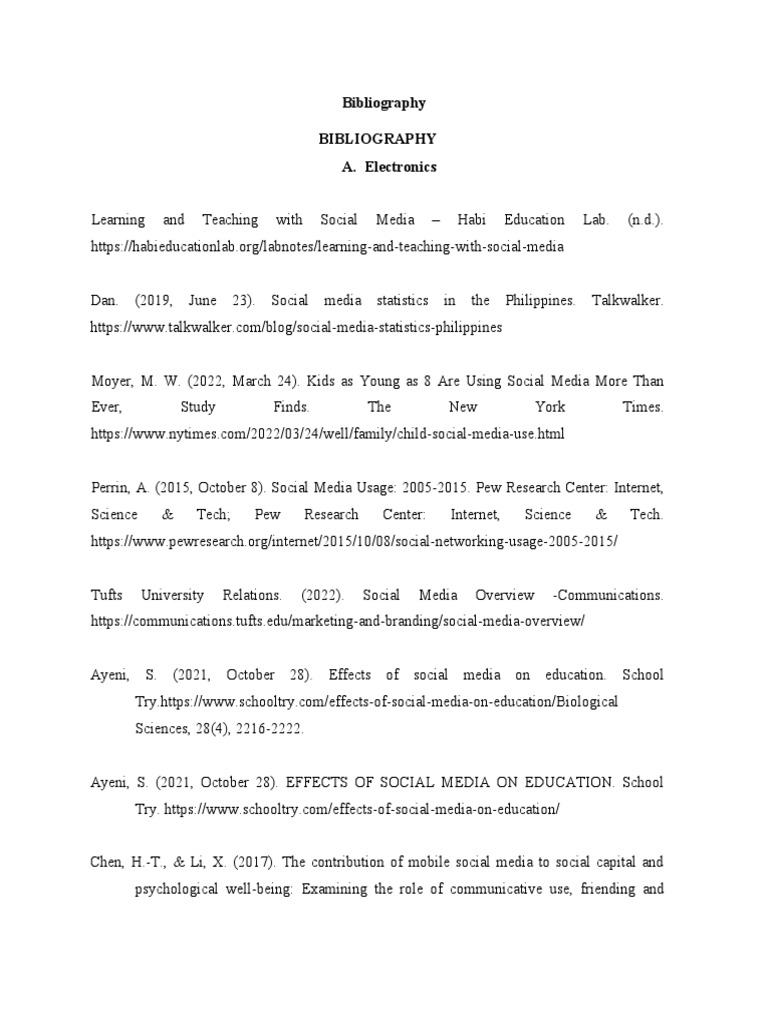 Bibliography | PDF | Social Media | Popular Culture & Media Studies