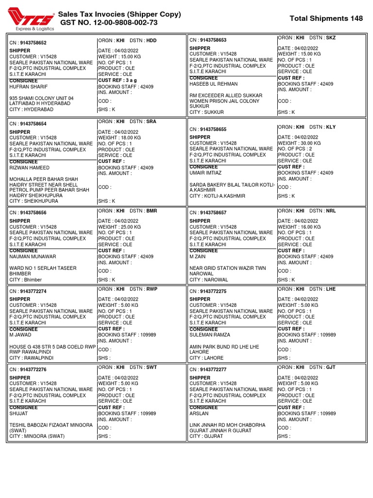 Sample Tracking | PDF