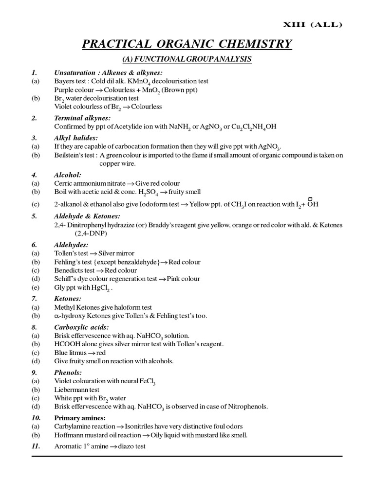 Pratical Organic Chemistry (13th) | PDF | Cyanide | Ammonium