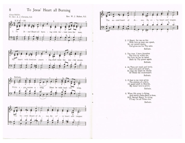 To Jesus Heart All Burning Pdf Systematic Theology Theology
